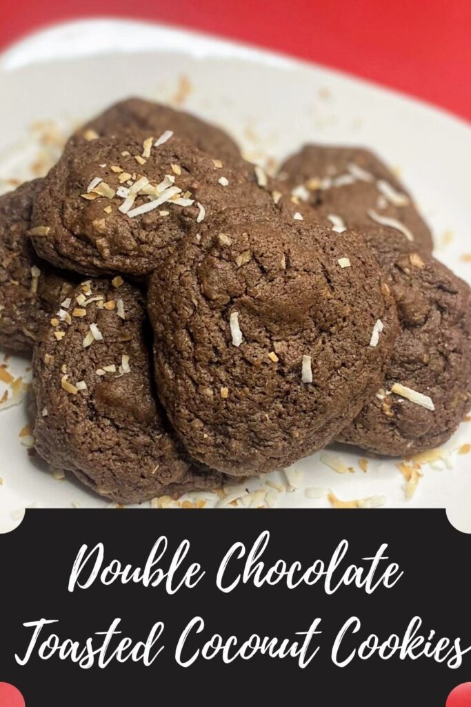 Double Chocolate and Toasted Coconut Cookies · Jess in the Kitchen