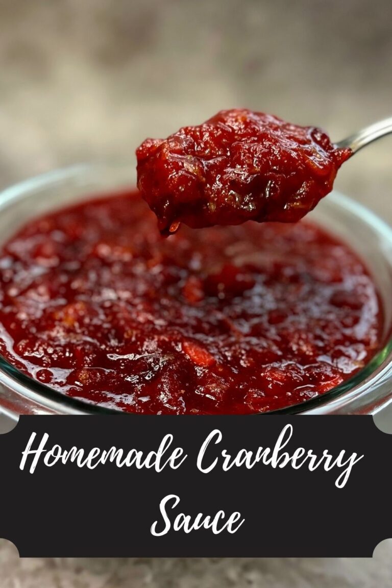 Homemade Cranberry Sauce · Jess in the Kitchen