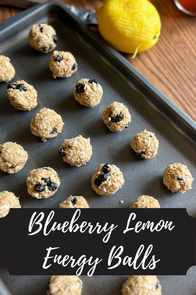 Blueberry Lemon Energy Balls · Jess in the Kitchen