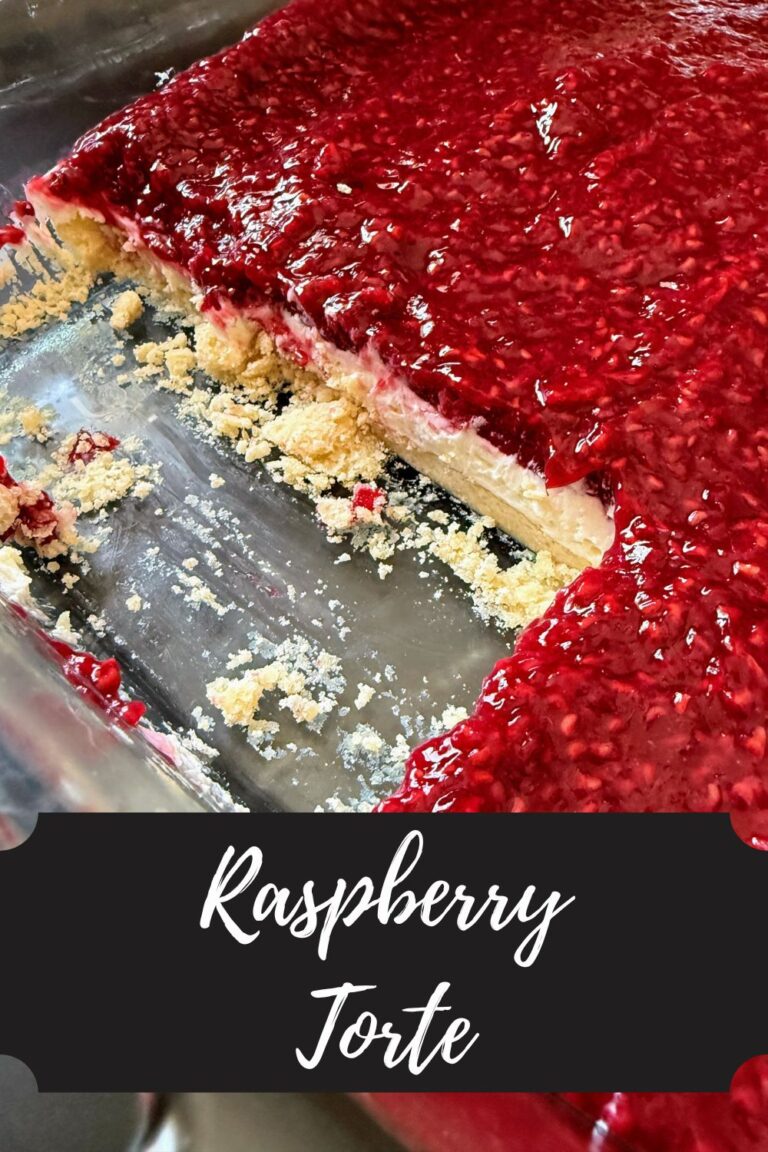 Raspberry Torte · Jess in the Kitchen